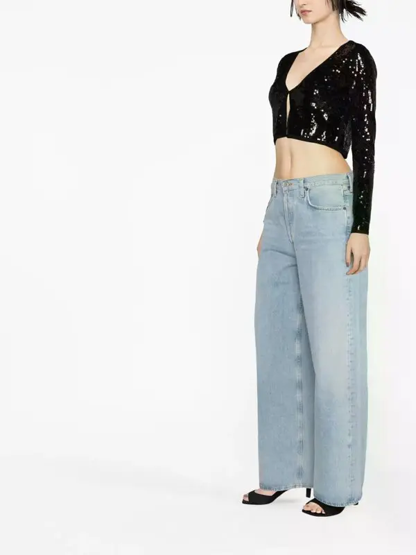 BLUGIRL Sequin Embellished Cropped Cardigan