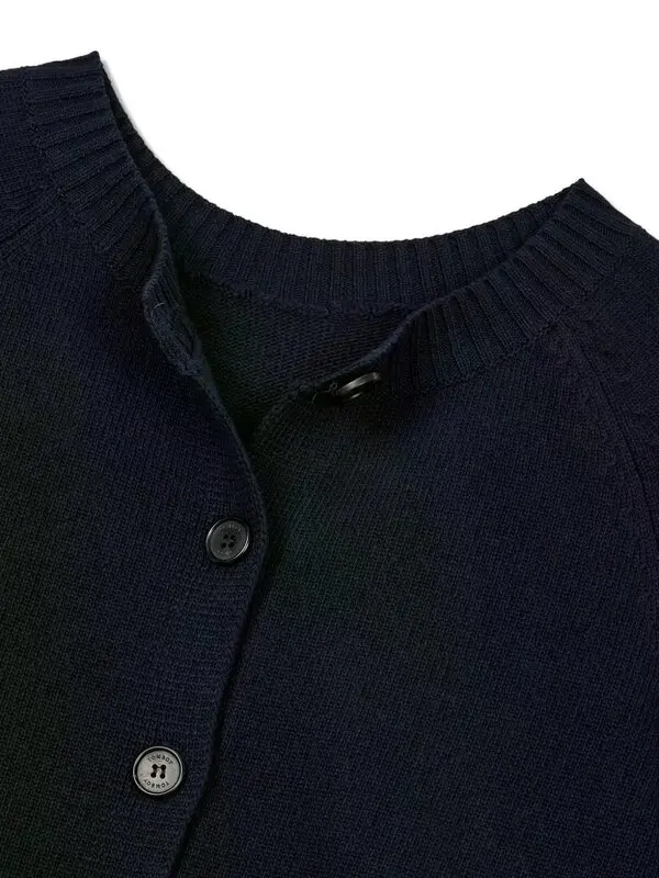 STUDIO TOMBOY Short Sleeve Cotton Cardigan - Blue