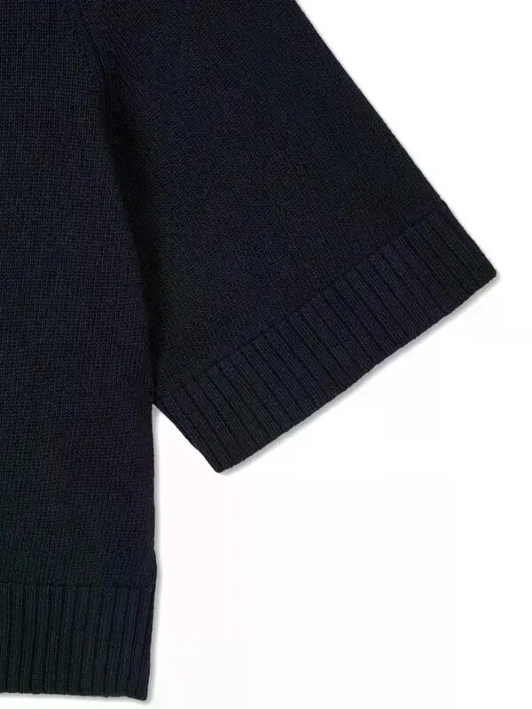 STUDIO TOMBOY Short Sleeve Cotton Cardigan - Blue
