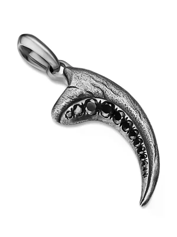 David Yurman Raptor Claw Amulet With Black Diamonds