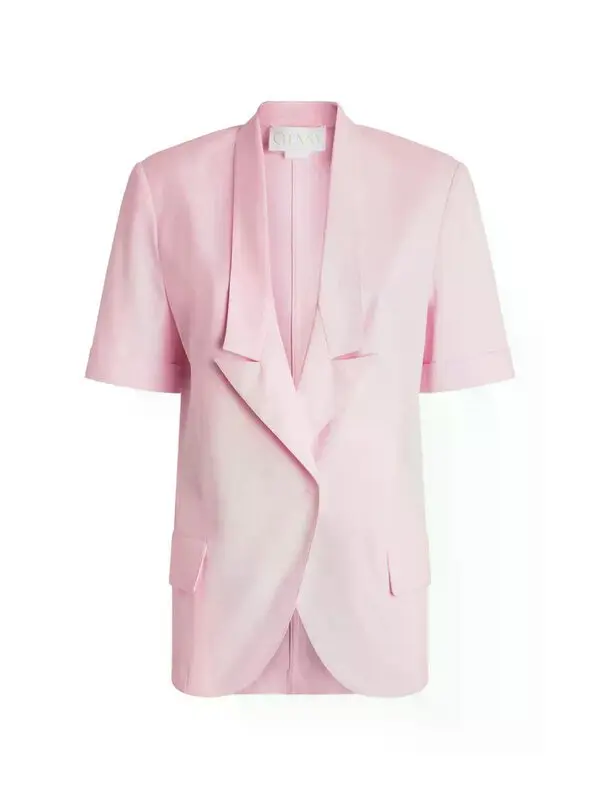 GENNY Short-sleeve Blazer - Pink
