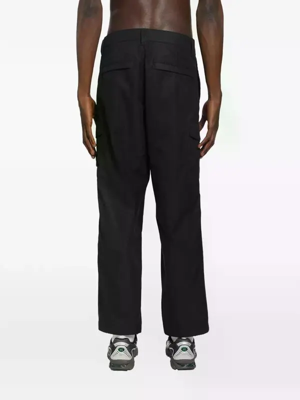 Stone Island Cargo Pocket Trousers - Black