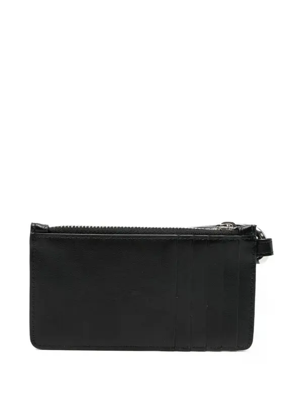 Sacai Zip-top Leather Cardholder