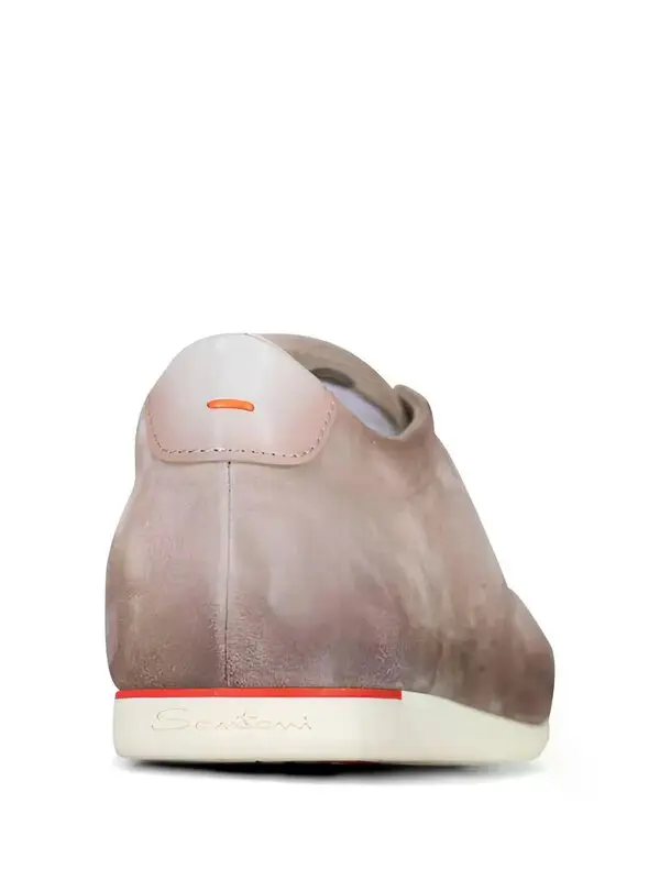 Santoni Yorker Suede Lace-up Sneakers - Brown