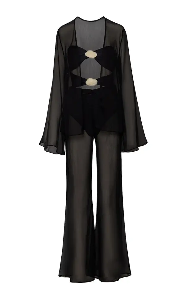 BAOBAB Gem Sheer Wide-leg Pants