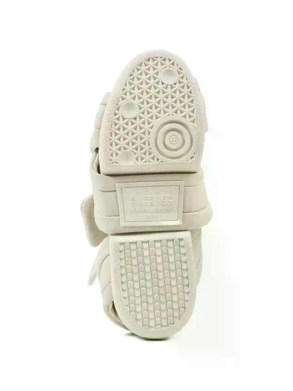 MAISON MARGIELA Woven Leather Sculptural Sneakers - Neutrals