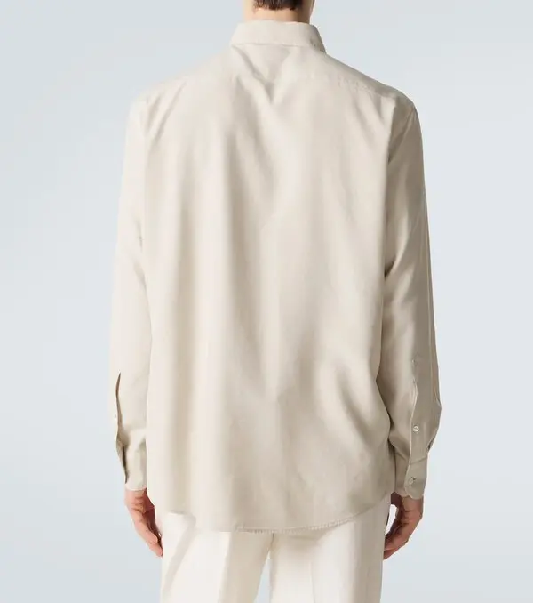 Zegna Silk Shirt - White