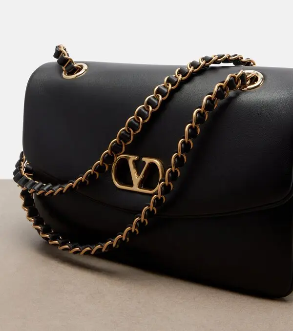 Valentino Garavani Djuna Medium Leather Shoulder Bag