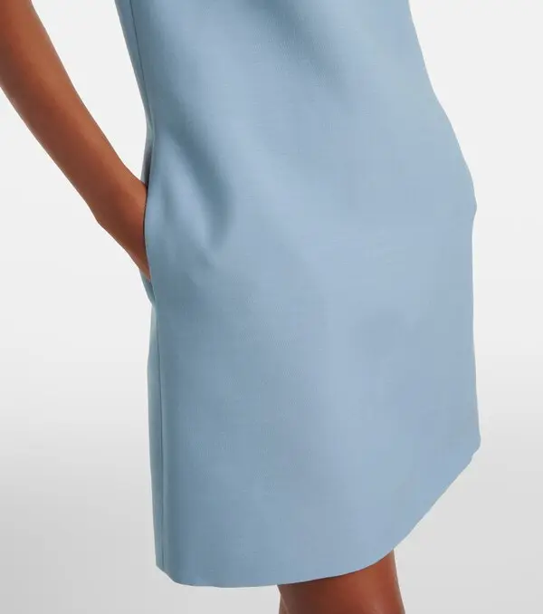 Valentino Garavani Crepe Couture Bow-detail Minidress