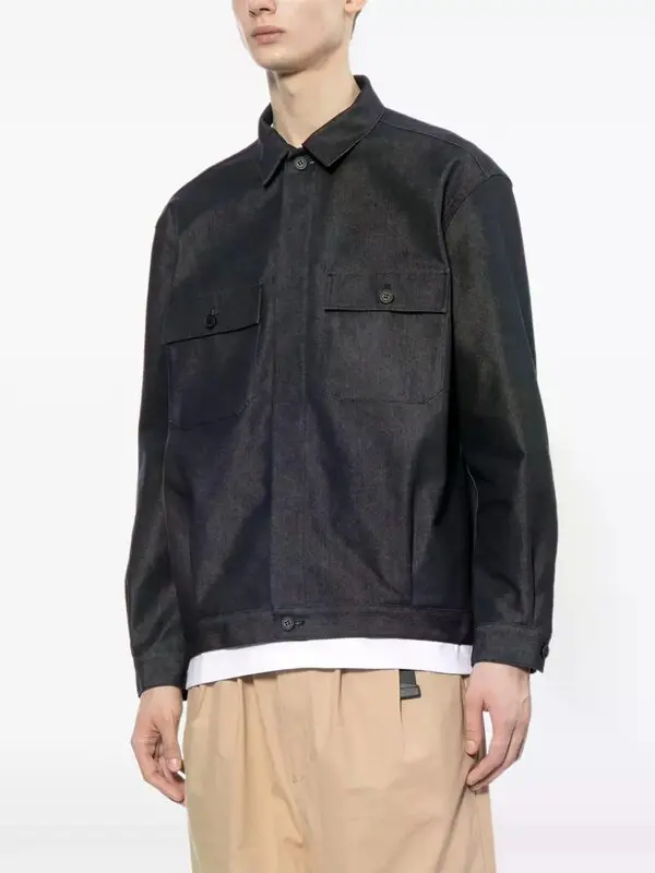 Comme Des Garçons Collared Denim Jacket