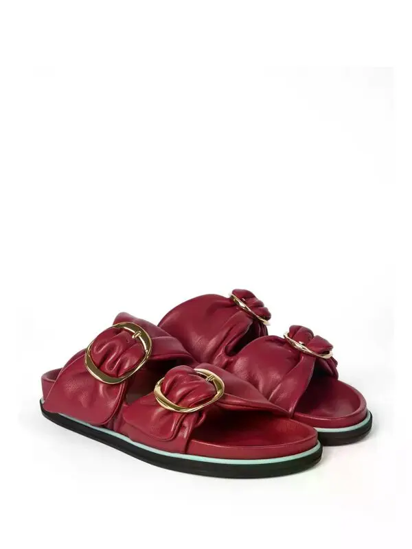 Paul Smith Buckled Slide Sandals - Red
