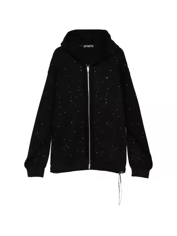 MASTERMIND WORLD Crystal-embellished Logo Hoodie