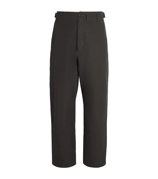 LEMAIRE Carrot Tapered Straight Trousers - Brown