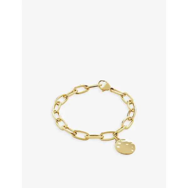 Monica Vinader 18ct Yellow -plated Sterling Silver Charm Bracelet - Gold