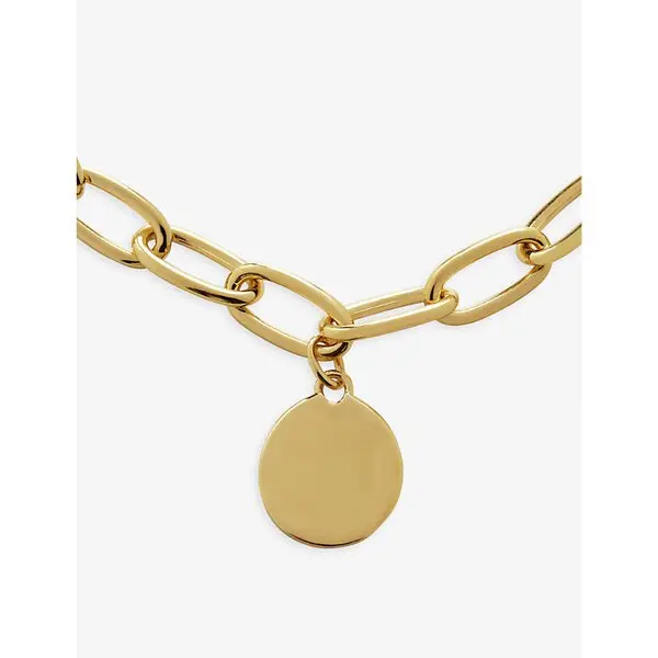 Monica Vinader 18ct Yellow -plated Vermeil Sterling Silver Charm Bracelet - Gold