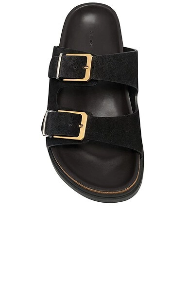 THE ROW Buckle Slide Sandals