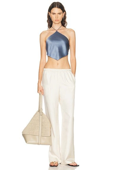 Eterne Freya Halterneck Top - Slate