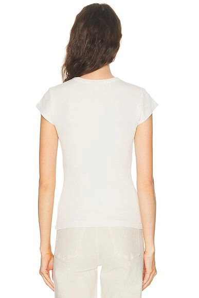 AGOLDE Edison Tee Shirt - Bone