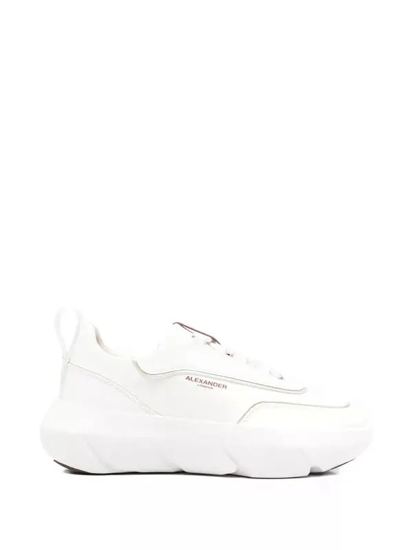 ALEXANDER SMITH Eclipse Chunky Sole Sneakers - White