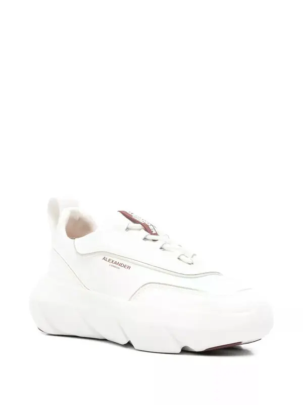 ALEXANDER SMITH Eclipse Leather Sneakers - White