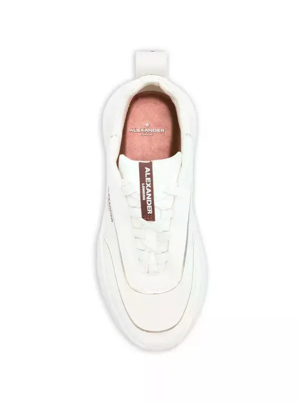 ALEXANDER SMITH Eclipse Leather Sneakers - White