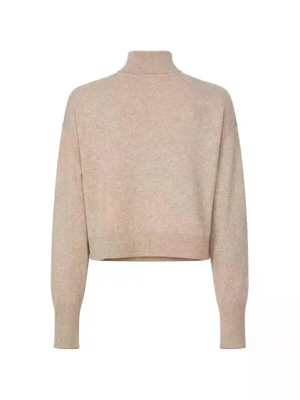 Sablyn Ribbed Knit Turtleneck Cardigan