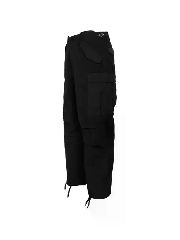 Nanamica Button Cargo Trousers - Black