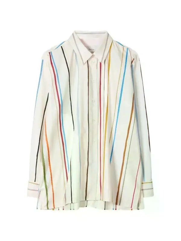 Paul Smith Striped Long Sleeve Shirt - Neutrals