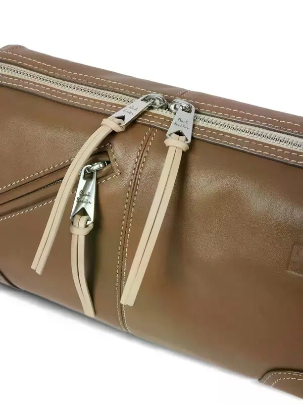 Paul Smith Zip Topstitch Shoulder Bag
