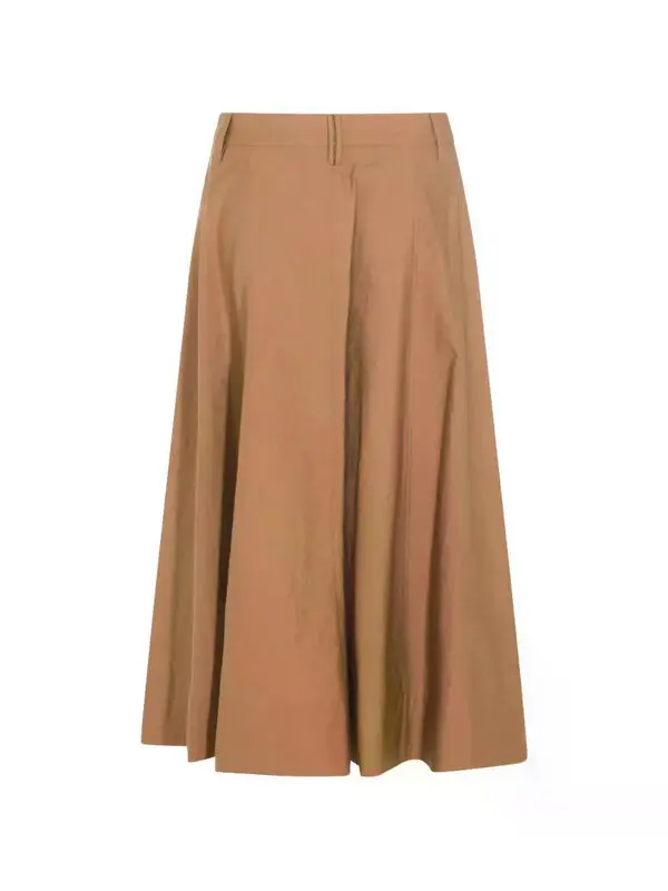 Brunello Cucinelli Pleated Midi Skirt - Neutrals