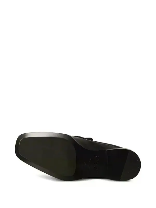 Loewe Calfskin Mules With Embossed Insole - Black