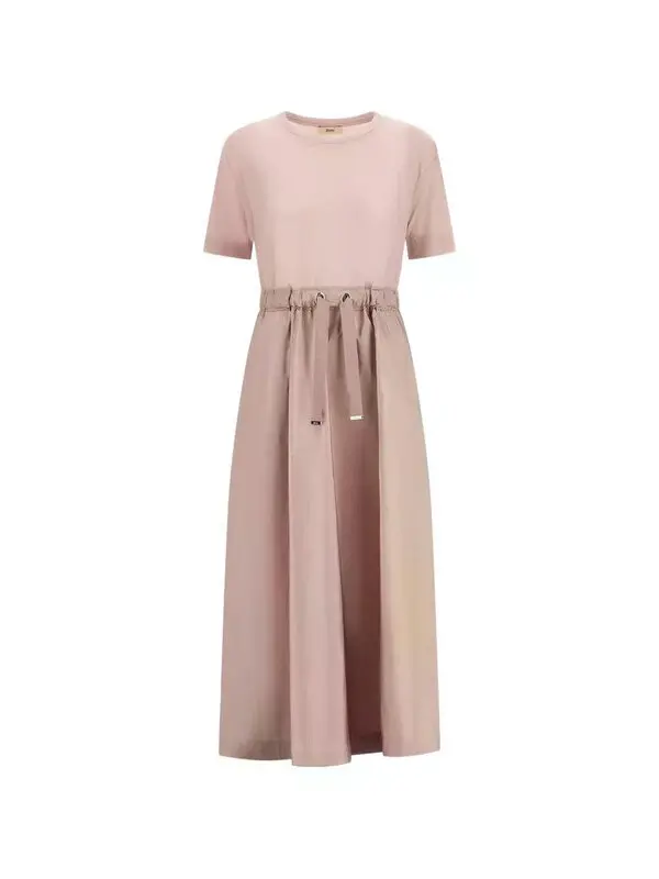 Herno Drawstring-waist Midi Dress - Neutrals