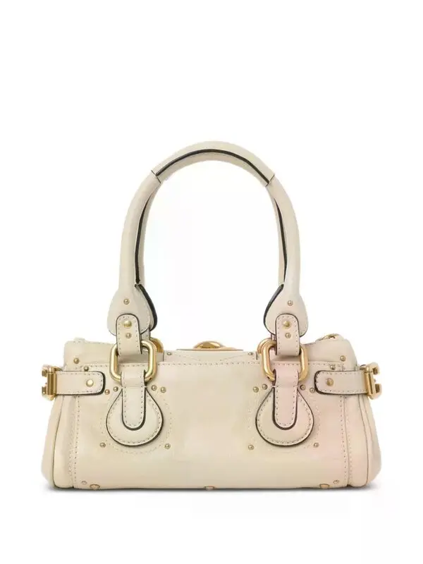 Chloé Paddington Small Leather Tote Bag - Neutrals