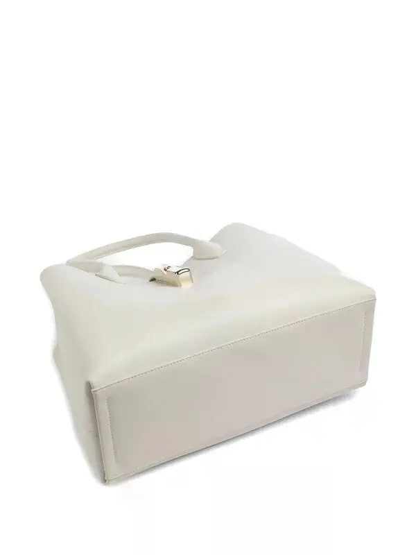 Furla Leather Shoulder Bag With Lock Detail