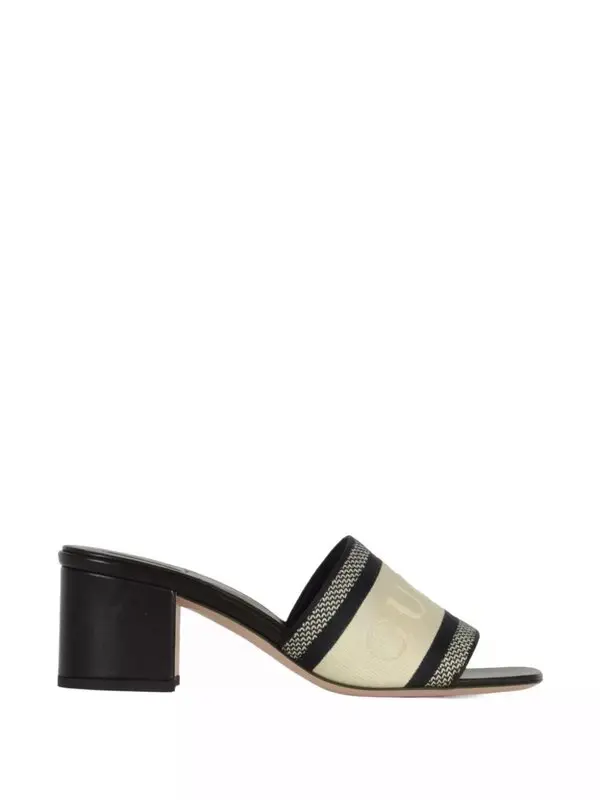 Gucci Logo-band Sandals - Neutrals