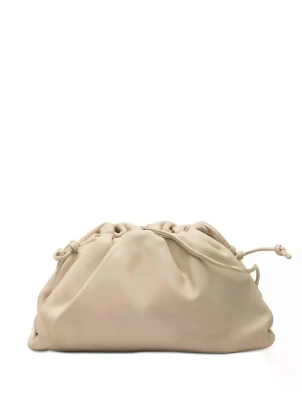 Bottega Veneta Lambskin The Mini Pouch Crossbody Bag - Brown