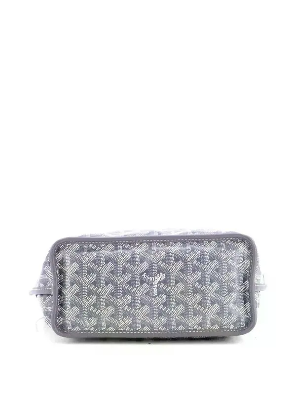 Goyard Anjou Reversible Tote Coated Canvas Mini Satchel - Grey