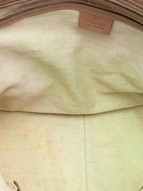 Gucci Gg Canvas And Leather Bree Tote Bag