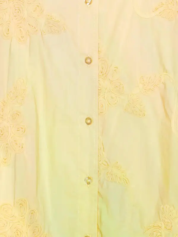 ROTATE BY BIRGER CHRISTENSEN Floral-embroidered Shirt