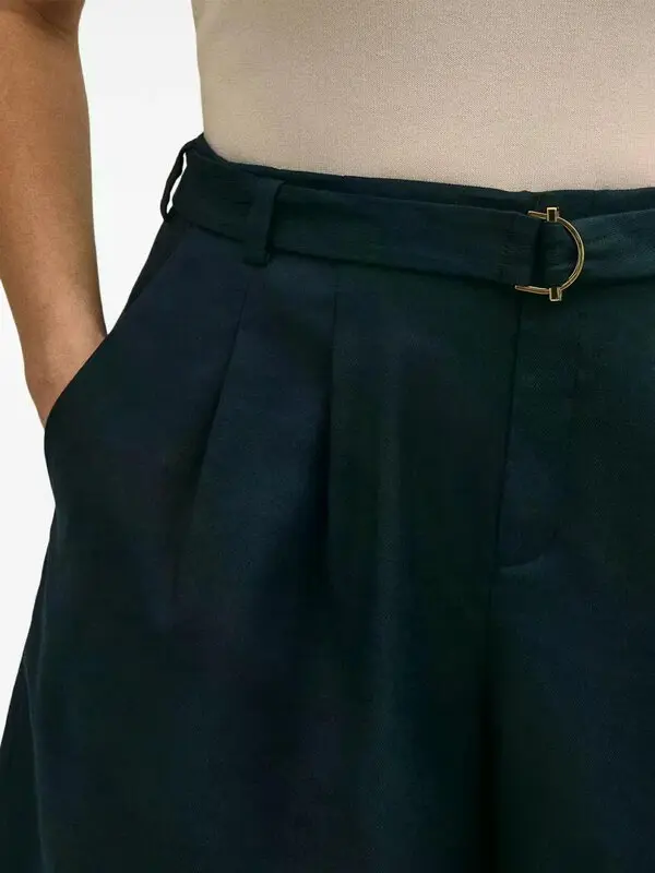 Brooks Brothers Pleated Belted Shorts