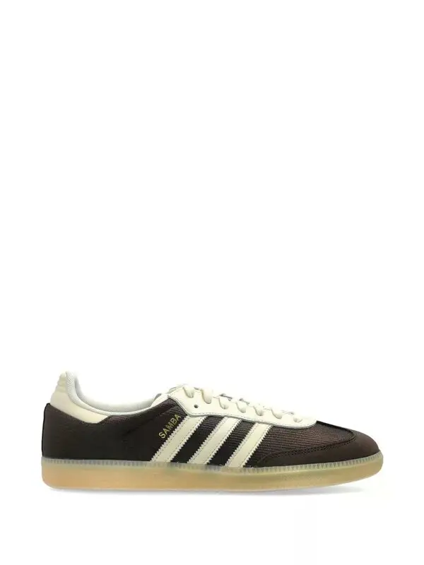 Adidas Samba Striped Lace-up Sneakers