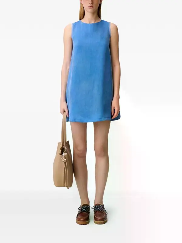 Claudie Pierlot Short Babydoll Dress - Blue