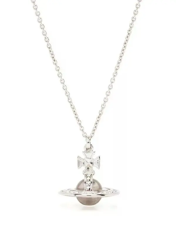 VIVIENNE WESTWOOD Orb-pendant Chain-necklace - Silver