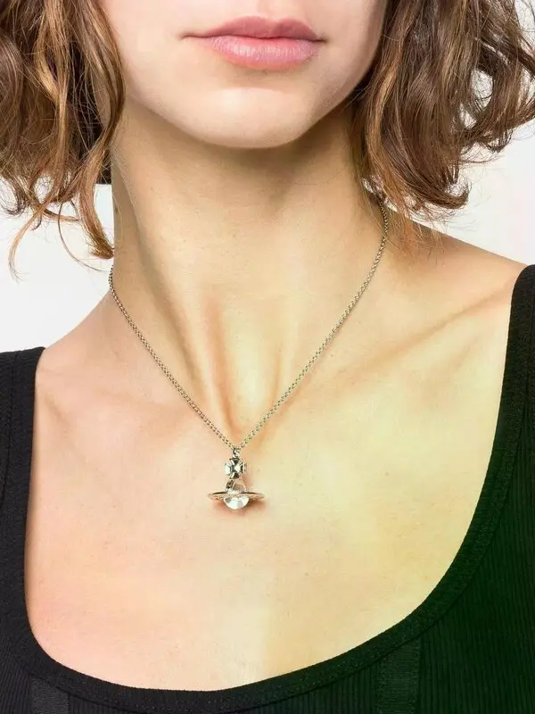 VIVIENNE WESTWOOD Orb Pendant Chain Necklace
