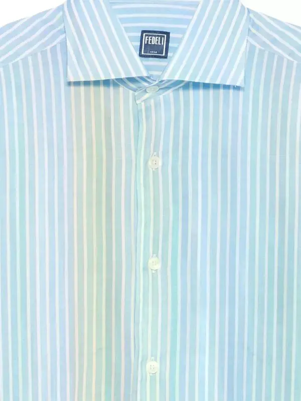 Fedeli Striped-pattern Shirt