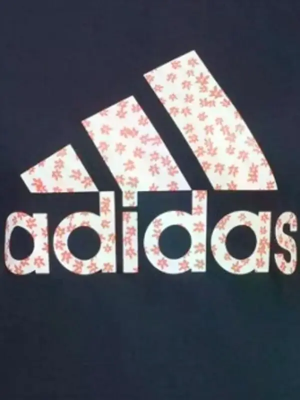 Adidas Floral Print Logo T-shirt