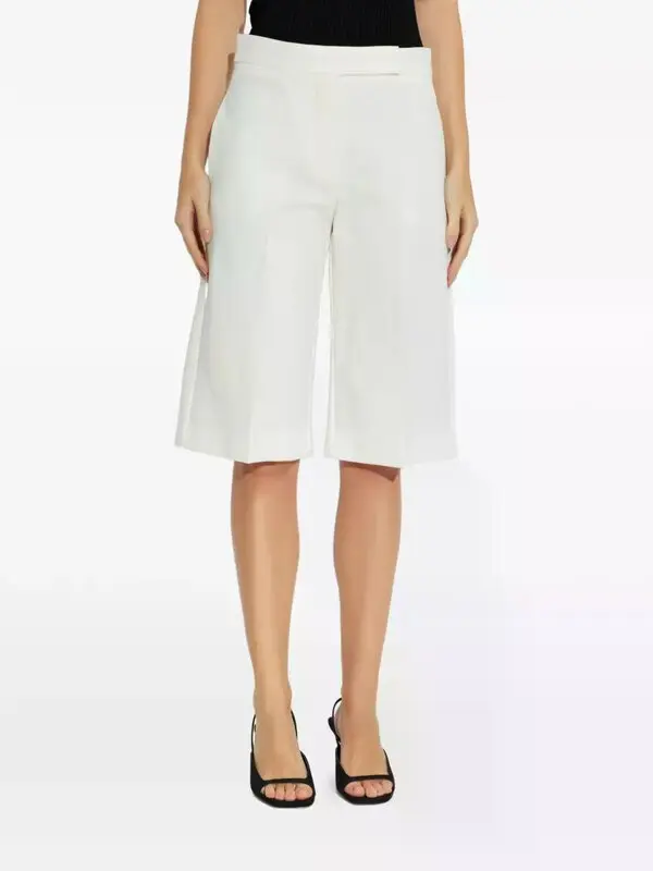 Max Mara White Flared Leg Pocket Sarce Pants