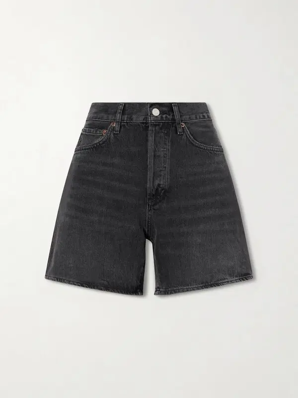 AGOLDE Dame Relaxed Fit Denim Shorts