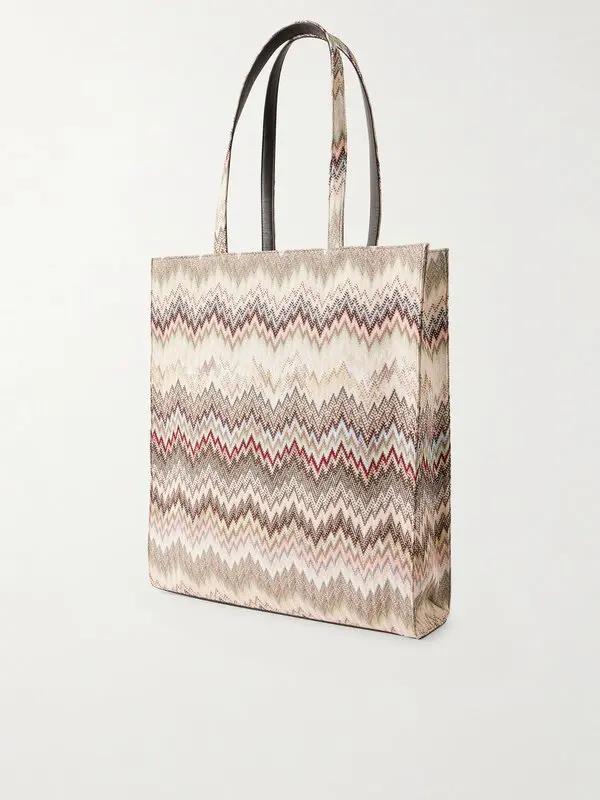 Missoni Striped Woven Lurex Tote