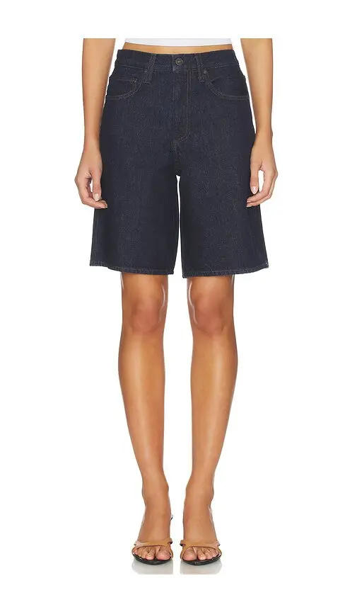 Paige Faye Denim Shorts - Blue
